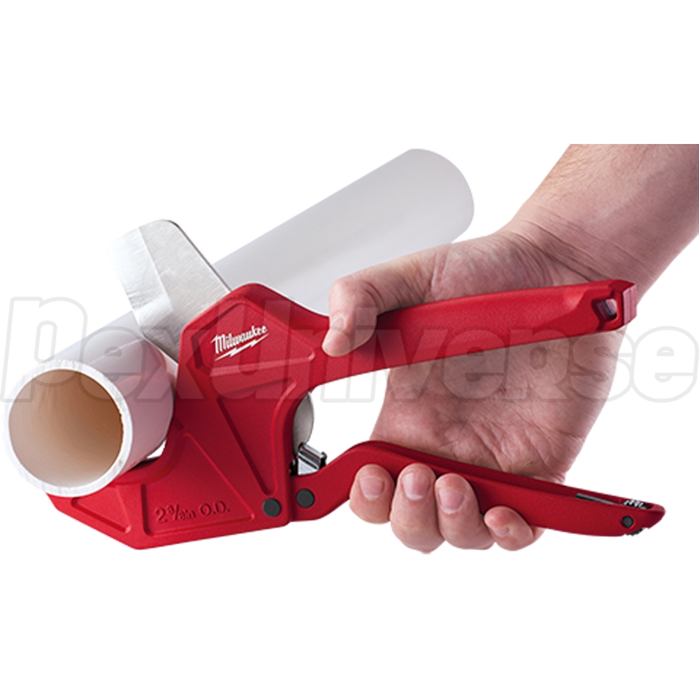 Milwaukee 48-22-4215, Ratcheting Plastic Pipe Cutter up to 2-3/8" OD ...