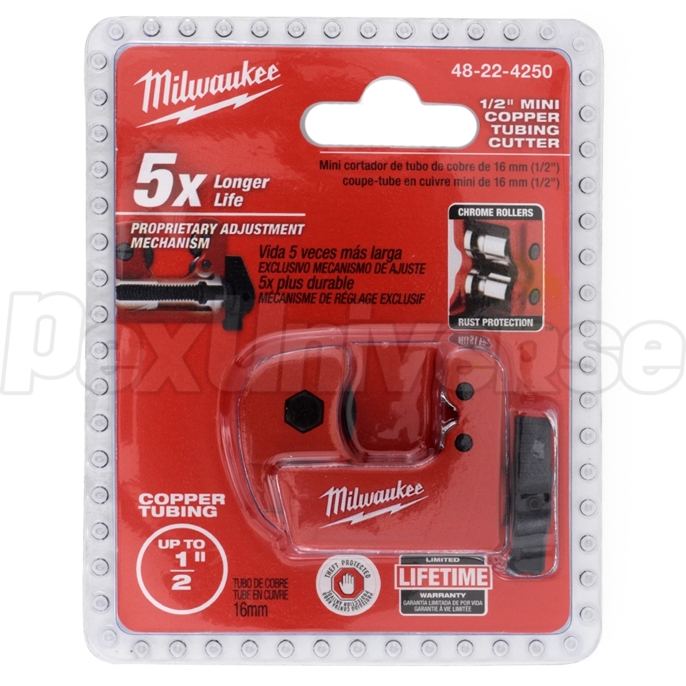 Milwaukee 48-22-4250, 1/2" Mini Copper Tubing Cutter - PexUniverse