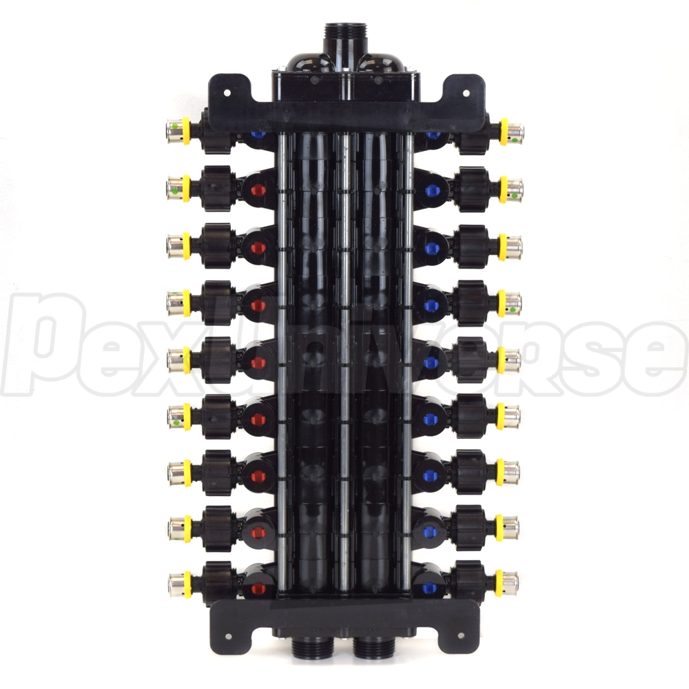 Viega 49183, 18-Port, 1/2" PEX Press ManaBloc Manifold - PexUniverse