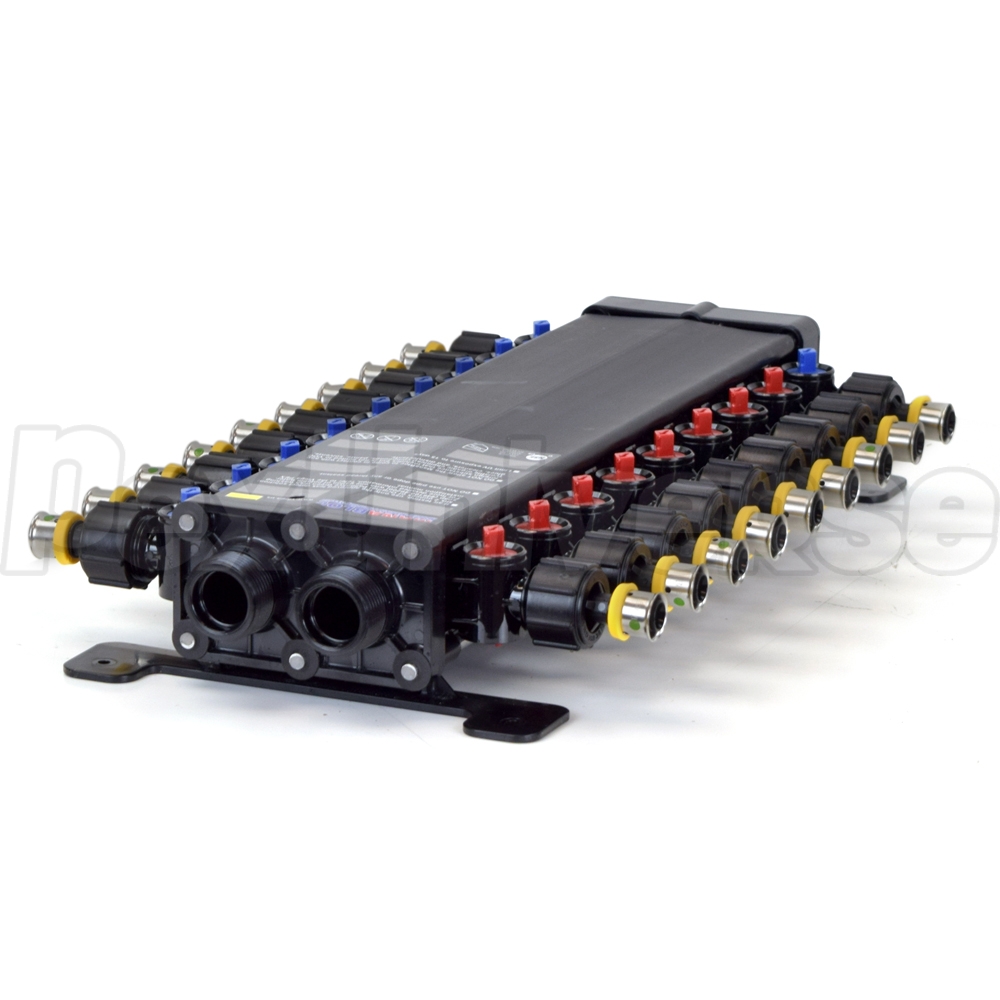 Viega 49183, 18-Port, 1/2" PEX Press ManaBloc Manifold - PexUniverse