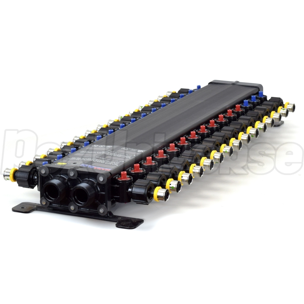 Viega 49303, 30-Port, 1/2" PEX Press ManaBloc Manifold - PexUniverse
