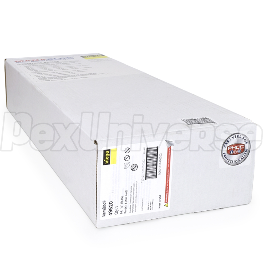 Viega 49243, 24-Port, PEX ManaBloc Manifold - PexUniverse