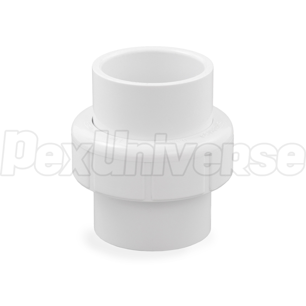 Spears 497-012, 1-1/4" PVC (Sch. 40) Socket Union w/ EPDM O-ring ...