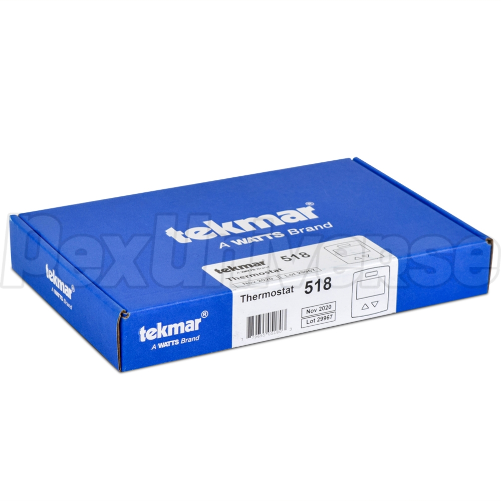 Tekmar 518 Thermostat, 1-Stage Heat - PexUniverse