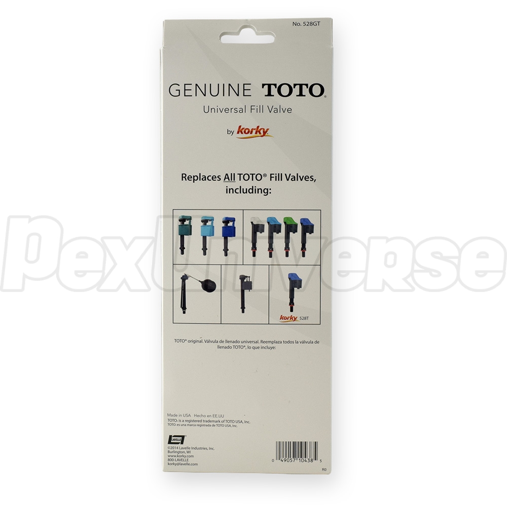 Korky 528GT, Genuine TOTO Fill Valve for Drake, Eco Drake, Ultramax and ...