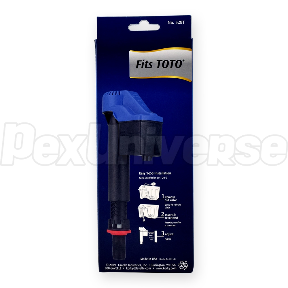 Korky 528T, TOTO Fill Valve for G-max & Power Gravity Toilets