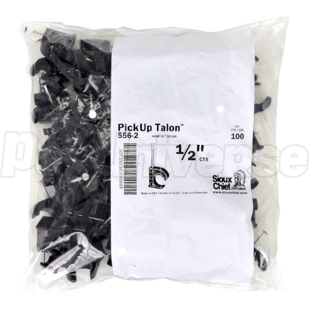 Sioux Chief 556-2, Pick-Up Tube Talons w/ Nail for 1/2" PEX/Copper/CPVC ...