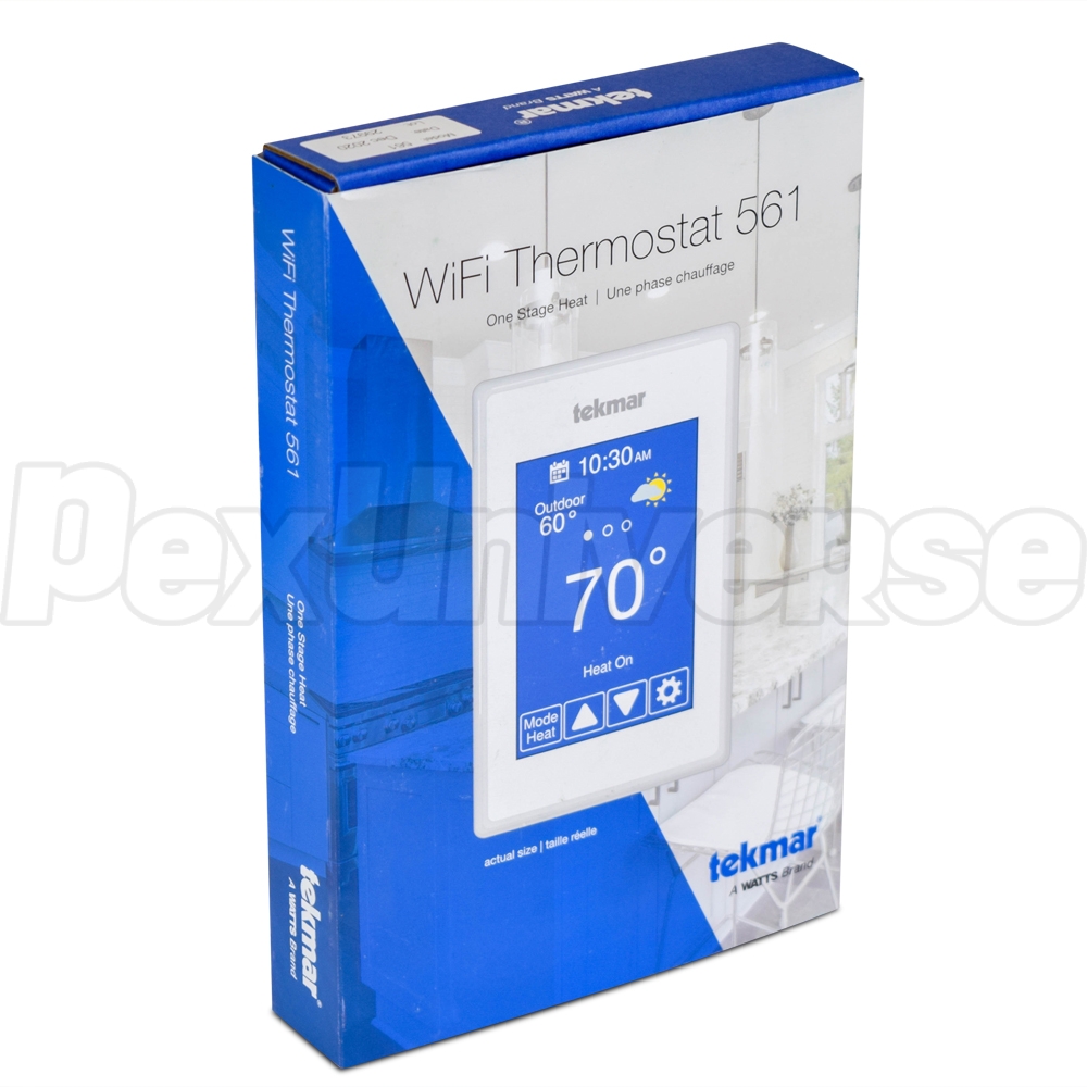 Tekmar 561 WiFi Thermostat, 1-Stage Heat - PexUniverse