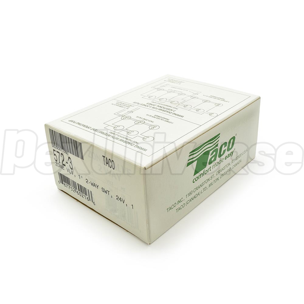 Taco 572-4, 1" Sweat Zone Valve - PexUniverse