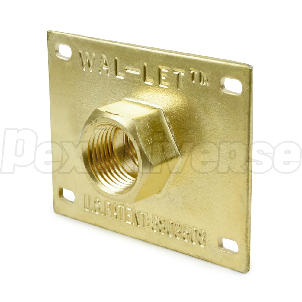 Sioux Chief 615-233, 1/2" FIP WalLet Wall Termination Outlet - PexUniverse
