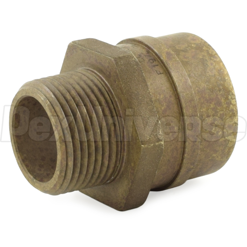Sioux Chief, 646-PG4 1" MIP x 1" PVC Adapter Fitting, Copper - PexUniverse