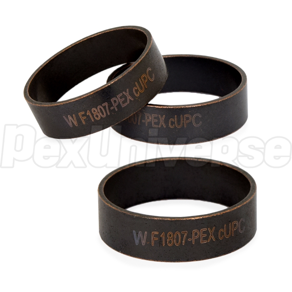 Sioux Chief 649X1, 1" PEX Copper Crimp Rings (25/bag) - PexUniverse