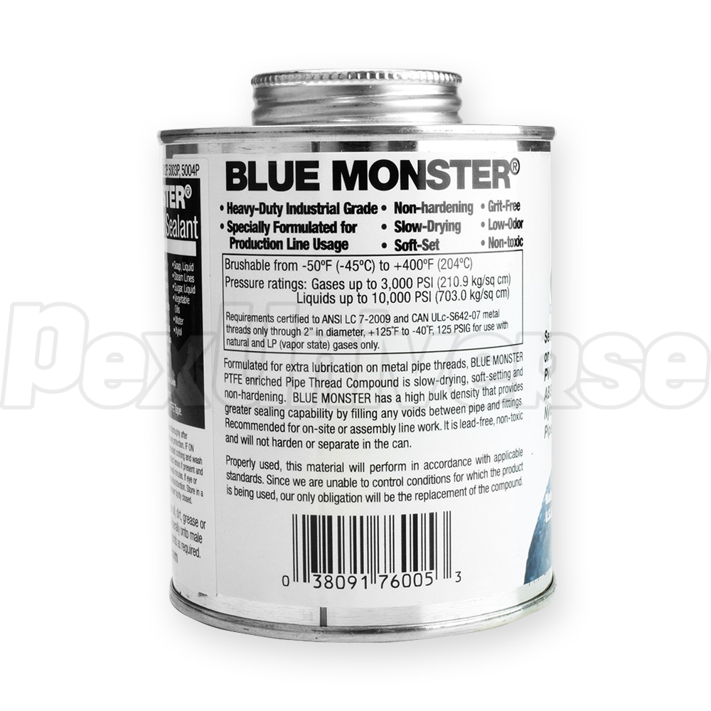 Mill-Rose 76005, Blue Monster PTFE Thread Sealant, 16 oz