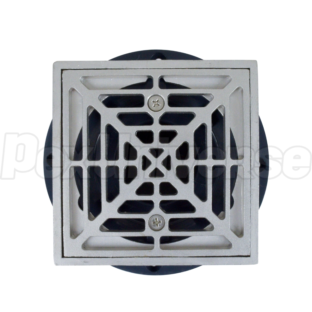 Sioux Chief 821-200PSQ, Square PVC Shower Tile/Pan Drain w/ Matte St ...