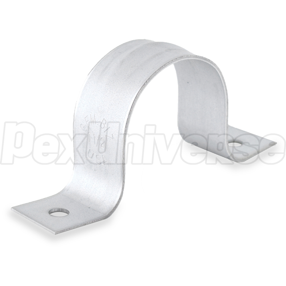 1-1/2" Galvanized Pipe Strap - PexUniverse