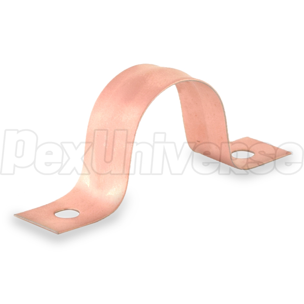 3/4" Copper Plated Pipe Straps (Bag of 100) - PexUniverse