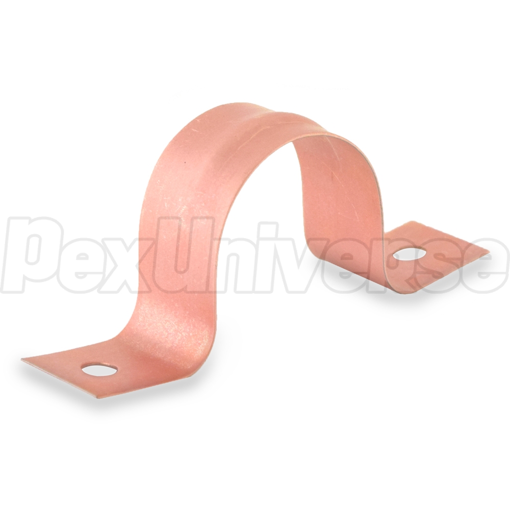 1" Copper Plated Pipe Straps (Bag of 100) - PexUniverse