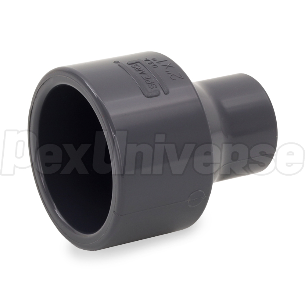 Spears 829-249, 2" x 1" PVC (Sch. 80) Reducing Coupling Fitting - PexUniverse