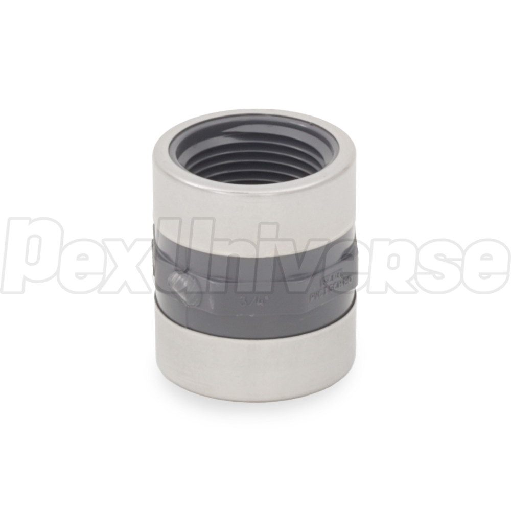 Spears 830-007SR, 3/4" PVC (Sch. 80) FIP Threaded Coupling Fitting ...