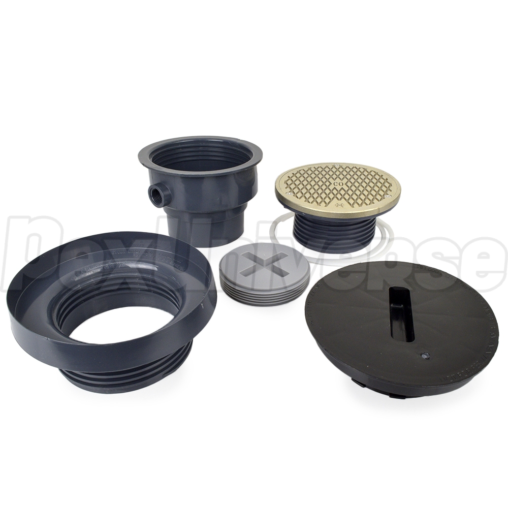 Sioux Chief 834-3PNR, FinishLine PVC Cleanout, Round, Nickel-Bronze ...