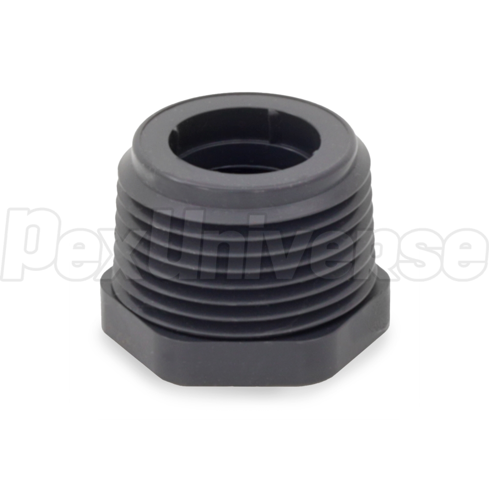 Spears 839-130, 1" x 1/2" PVC (Sch. 80) MIP x FIP Threaded Bushing ...