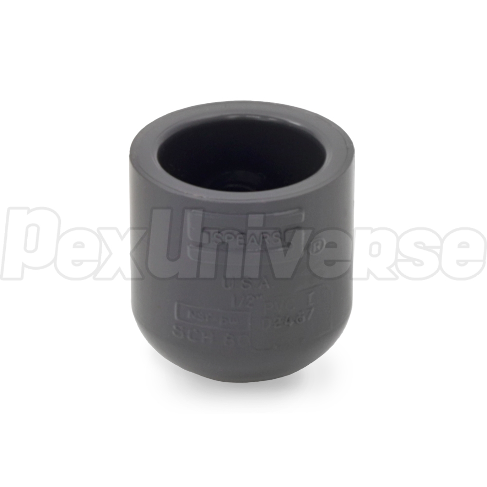 Spears 847-005, 1/2" PVC (Sch. 80) Cap Fitting - PexUniverse