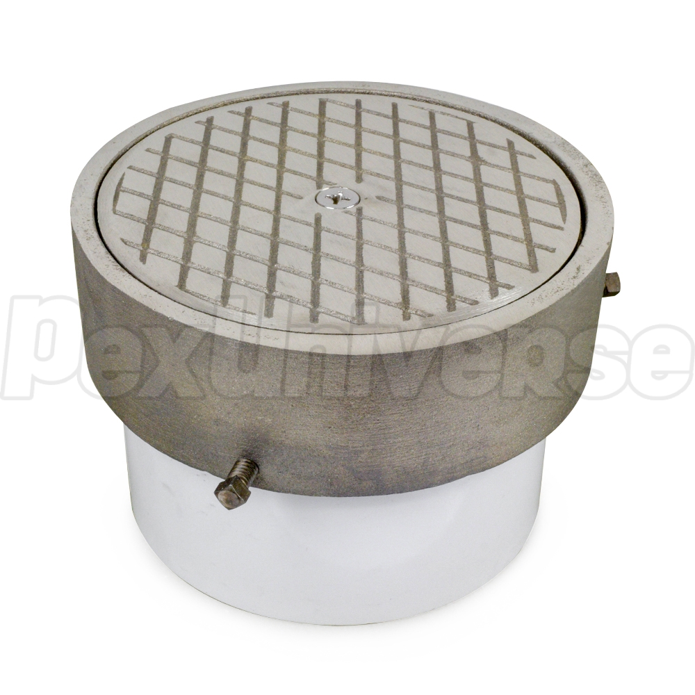 Sioux Chief 851-44N, Cleanout Assembly, Round, Nickel-Bronze - PexUniverse