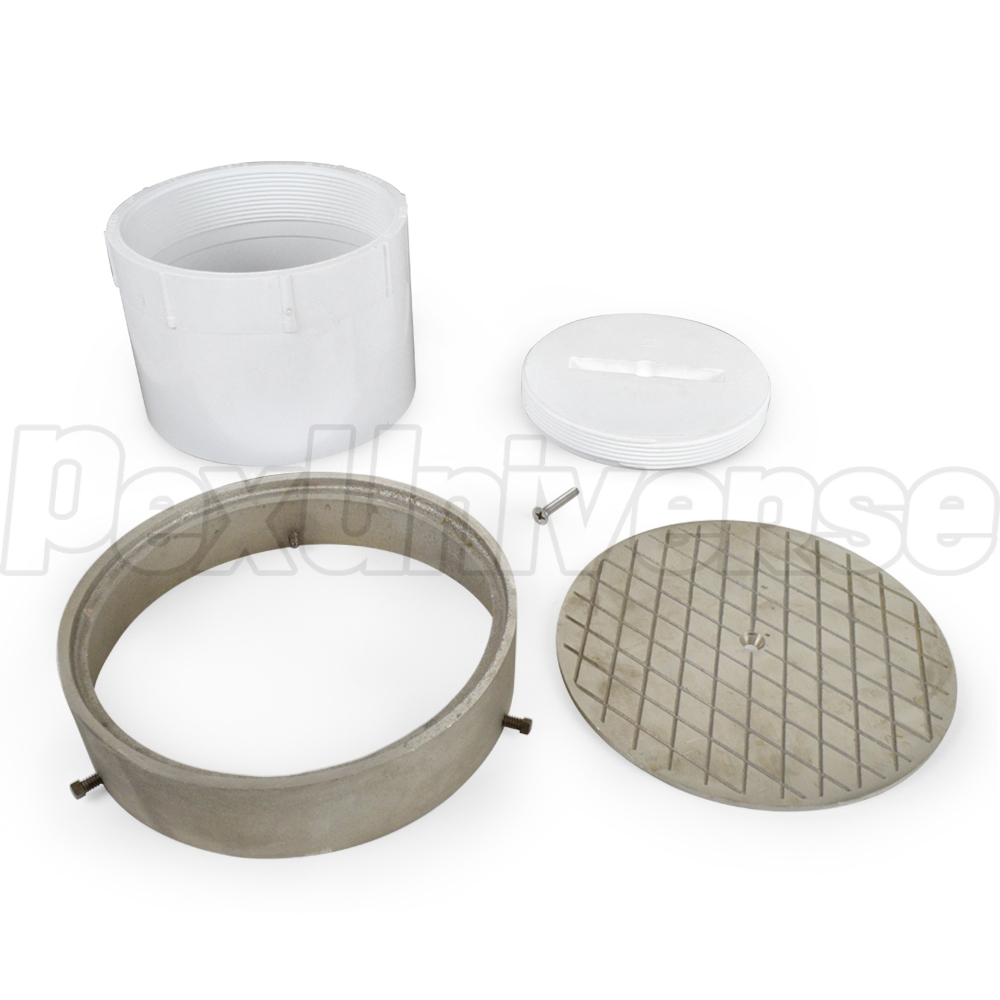 Sioux Chief 851-46N, Cleanout Assembly, Round, Nickel-Bronze - PexUniverse