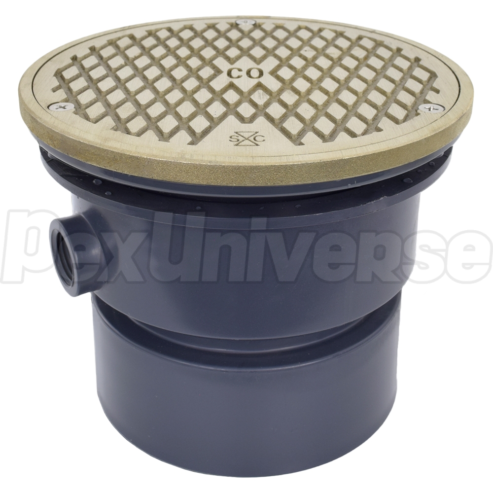 Sioux Chief 852-4PNR, PVC Cleanout, Round, Nickel-Bronze - PexUniverse