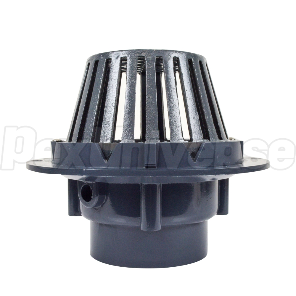 Sioux Chief 867-P4M, PVC Roof Drain w/ Cast Iron Dome Strainer ...