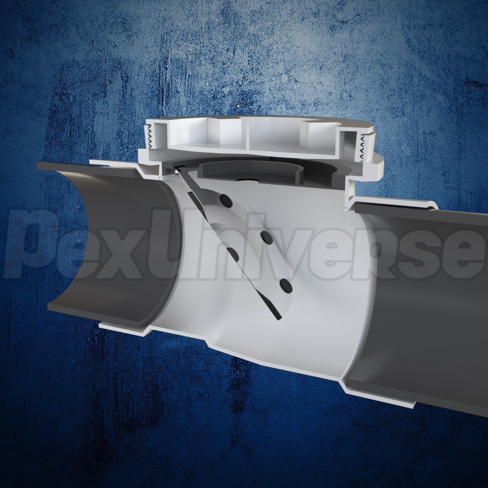 Sioux Chief, 869-6P 6" PVC Backwater Valve - PexUniverse