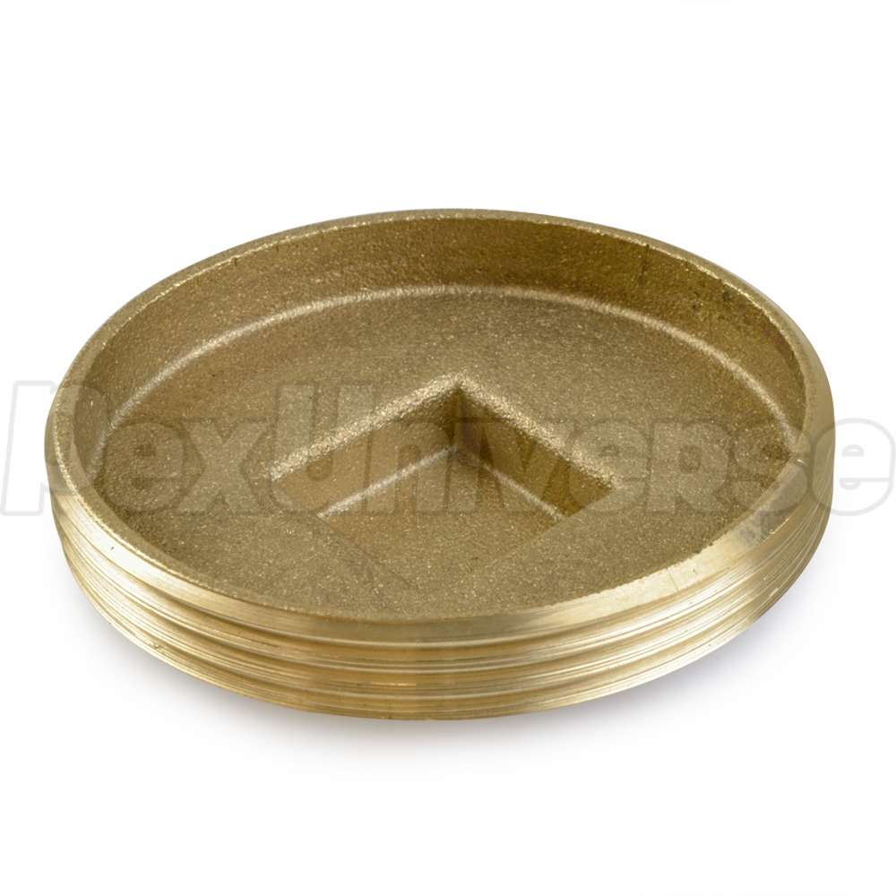 Sioux Chief 876-30, 3" MIP Brass Cleanout Plug w/ Raised Square Head ...