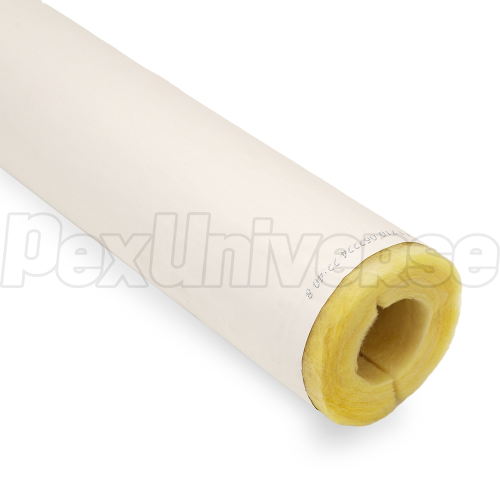 Johns Manville, 1-7/8"" ID (1-1/2" IPS) x 1" Wall, Fiberglass Pipe ...