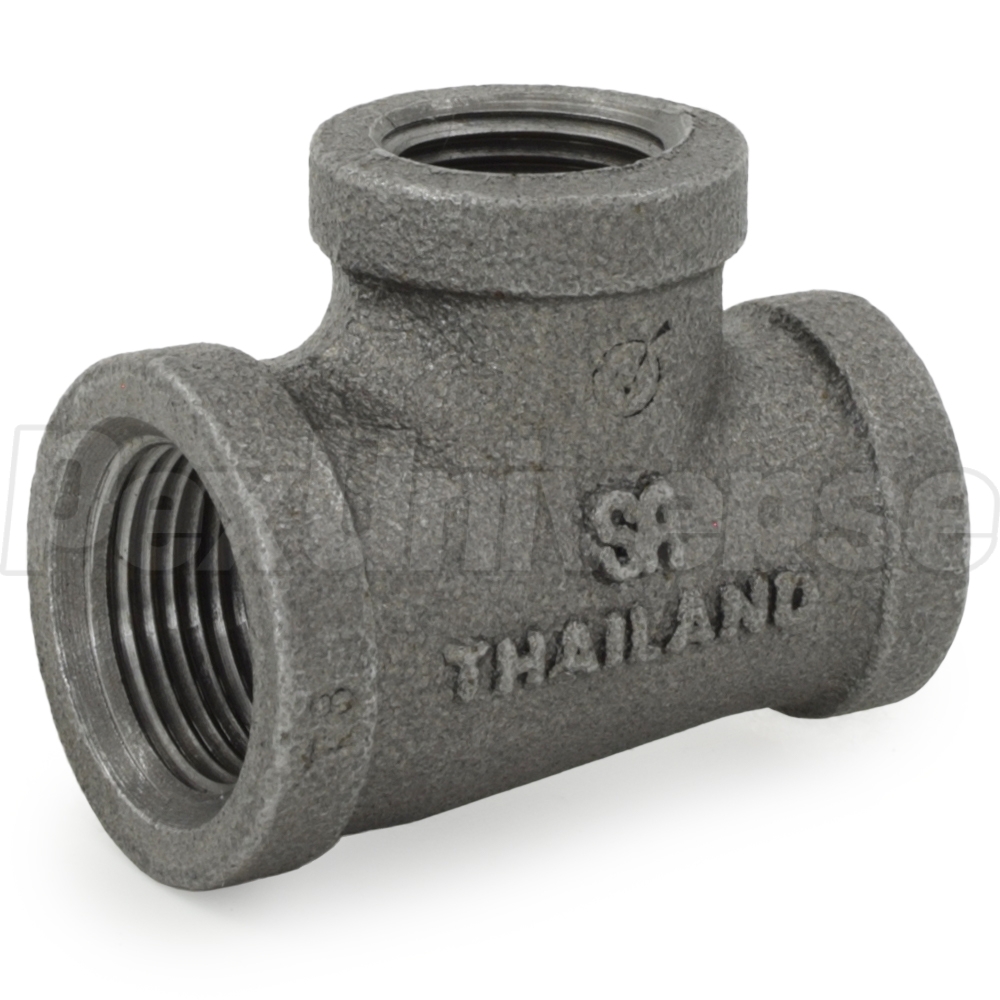 3/4" x 1/2" x 1/2" Black Tee Fitting, Matco-Norca - PexUniverse
