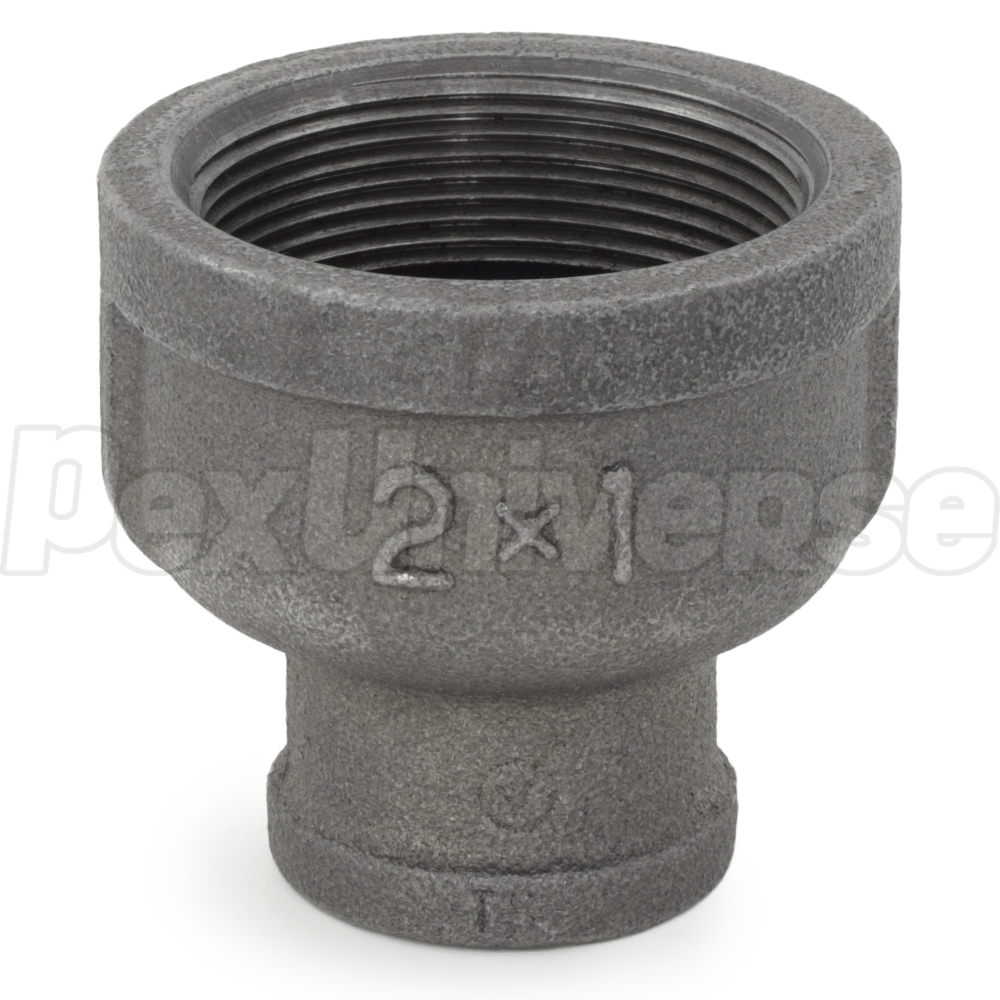 2" x 1" Black Coupling Fitting, Matco-Norca - PexUniverse