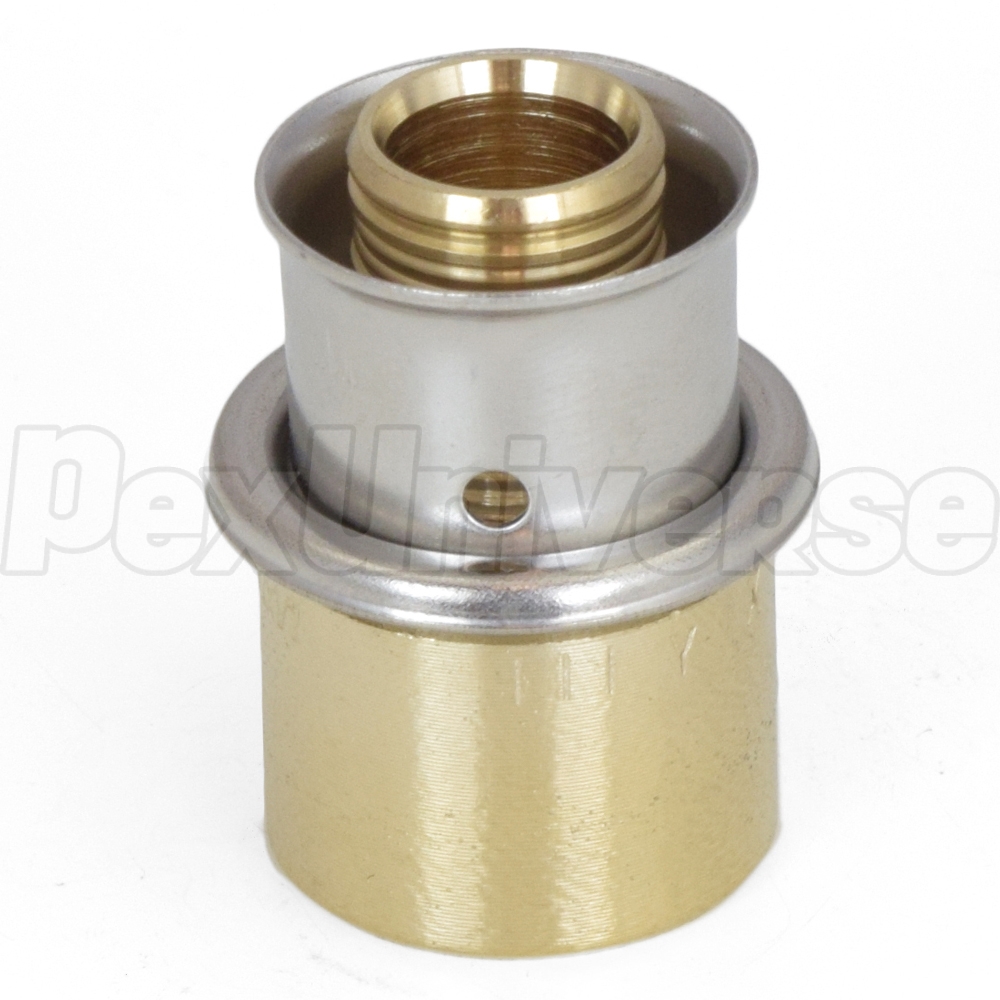 Viega 92021, PureFlow 1/2" PEX Press x 1/2" Copper Pipe Adapter Fitting ...