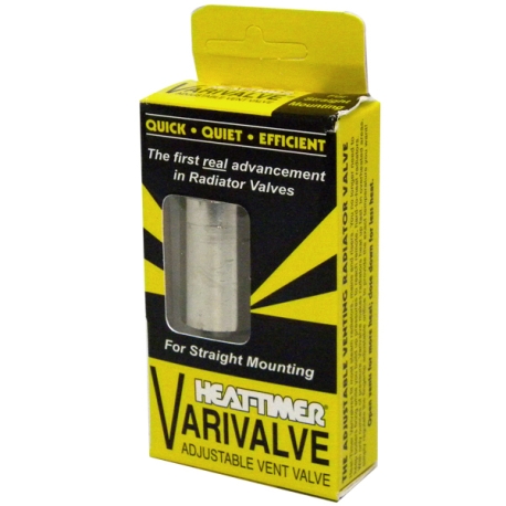 Varivalve Straight Radiator Vent by Heat-Timer - PexUniverse