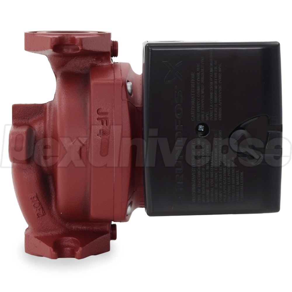 Grundfos UPS26-150F, Cast Iron 3-Speed Circulator Pump , 115V - PexUniverse