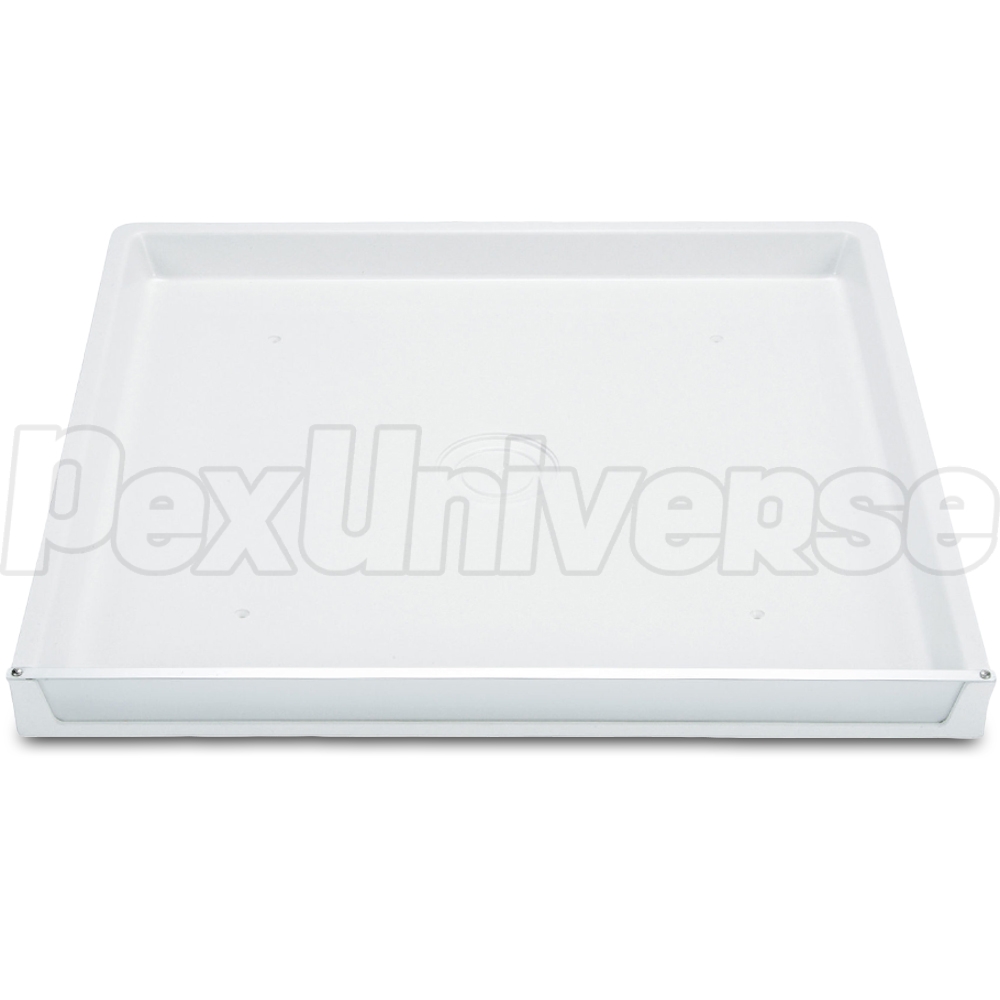 Mustee 98, DuraPan 32" x 30" Washer/Water Heater Pan w/ Side Drain ...