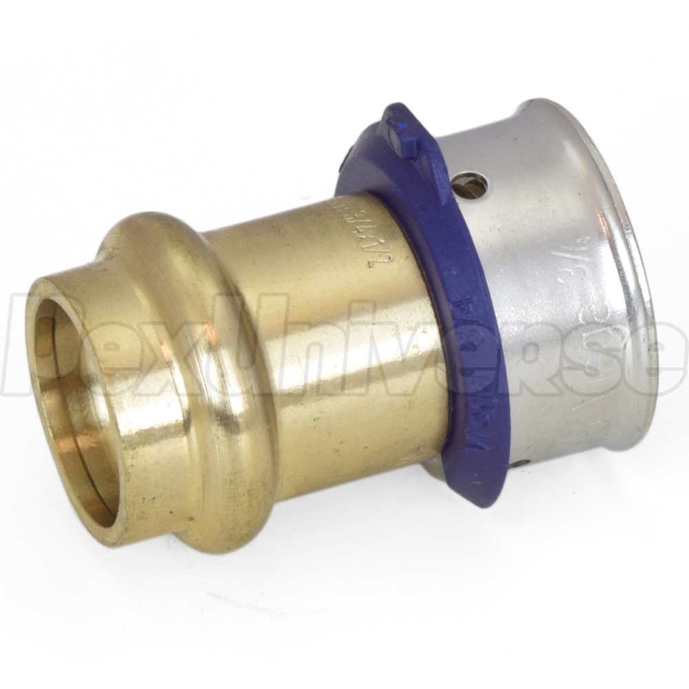 Viega 99630, PureFlow 3/4" PEX Press x 1/2" ProPress Adapter Fitting ...