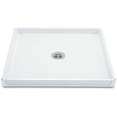 Mustee 99, DuraPan 32" x 30" Washer/Water Heater Pan w/ Center Drain ...