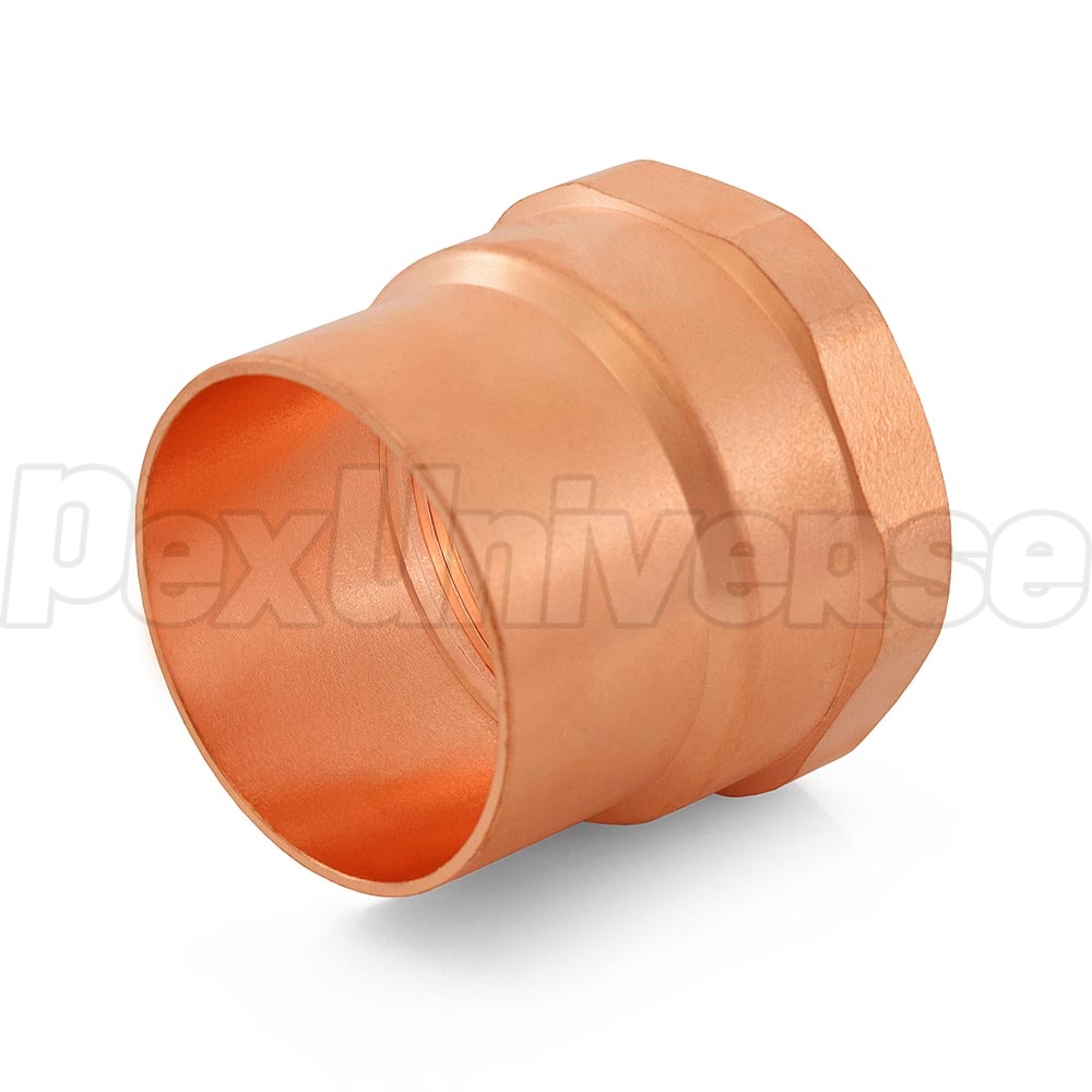 2" Copper x Female Threaded Adapter Fitting - PexUniverse