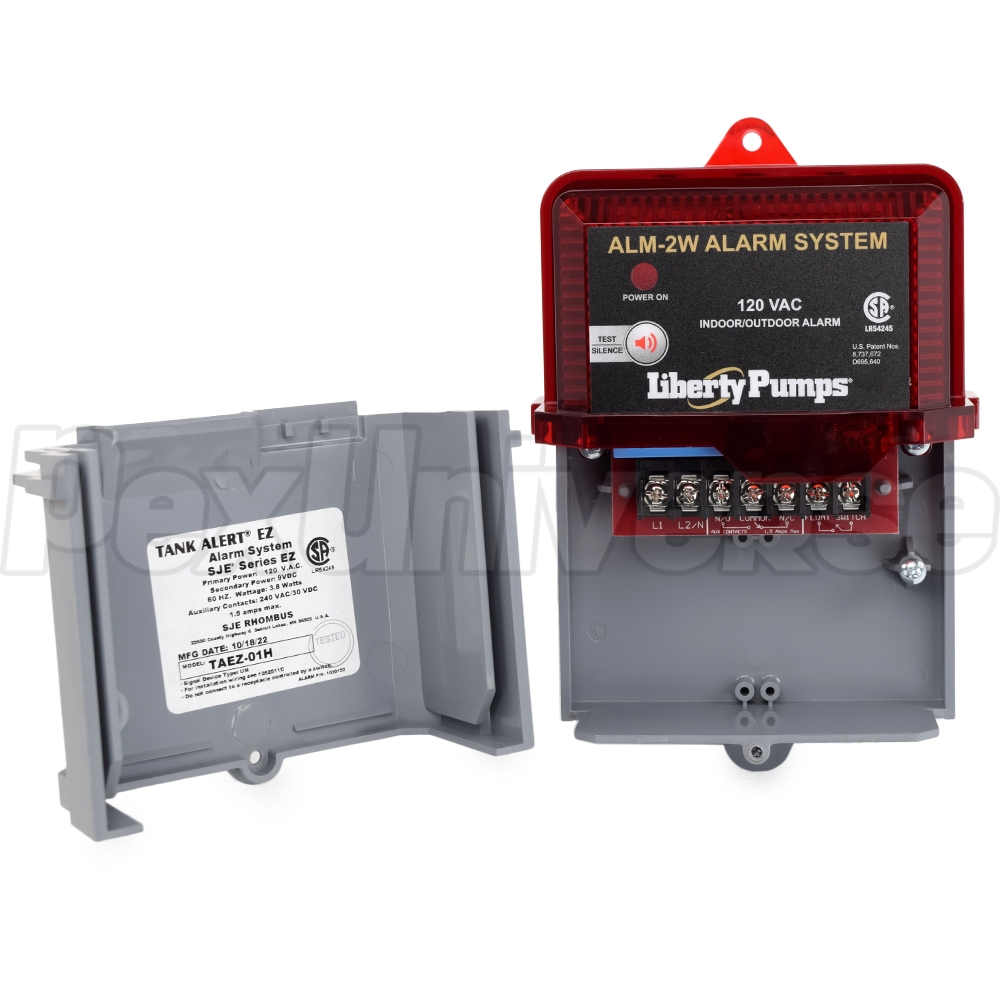 Liberty ALM-2W, Indoor/Outdoor High Water Level Alarm w/ 20ft Float ...