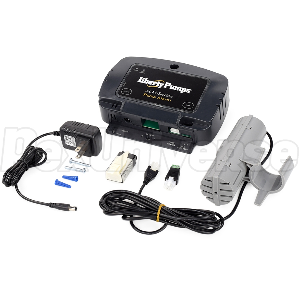 Liberty ALM-P1, Indoor High Water Level Alarm w/ 10ft Snap-On Switch ...