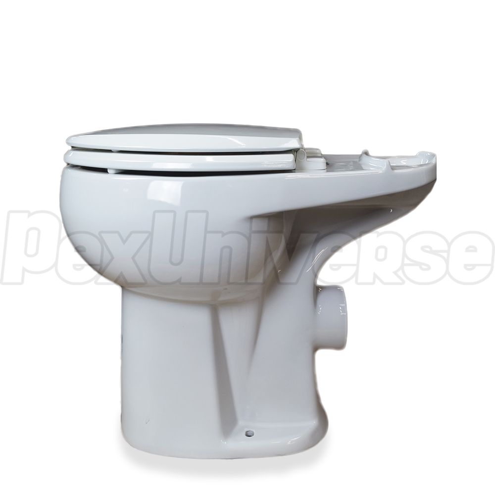 Liberty Pumps ASCENTII-EW Toilet Bowl, Elongated - PexUniverse
