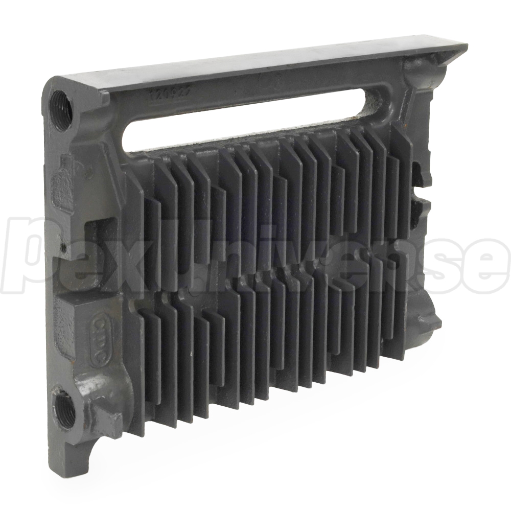 1ft (12") Cast Iron Baseboard Section, Right - PexUniverse