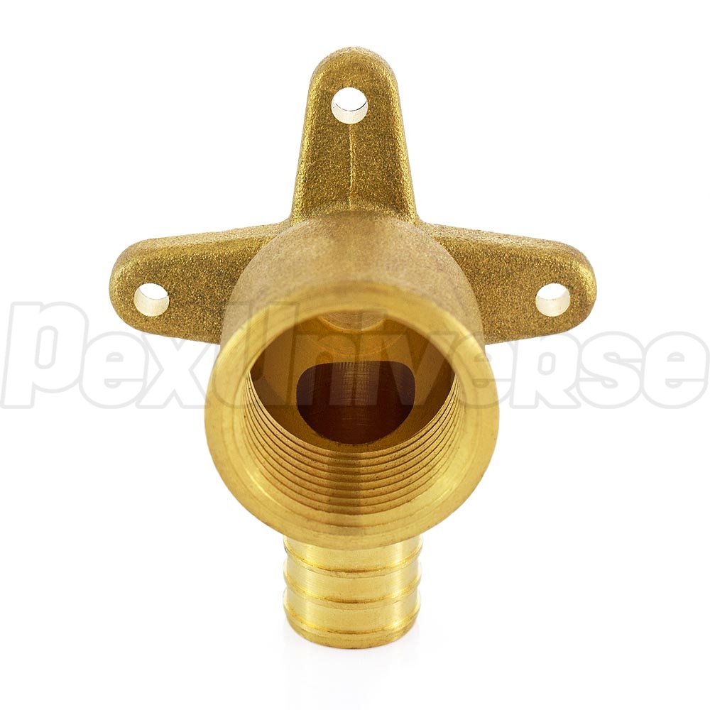 3/4" PEX x 3/4" FPT Female Threaded Drop Ear Elbow, PEX Crimp Fitting ...