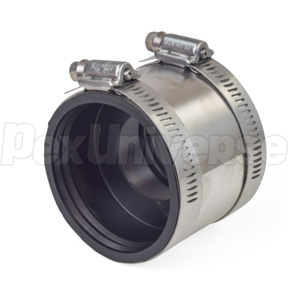 Mission CK215 Coupling, 2" CI/XH/Plastic/Steel x 1-1/2" Copper or 1-1/4 ...