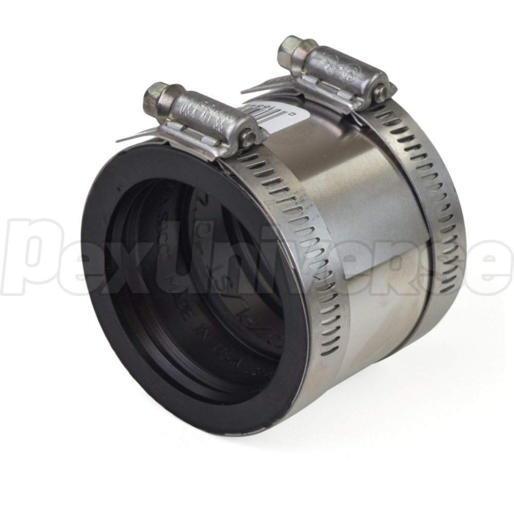 Mission CK22 Coupling, 2" No-Hub CI/Plastic/Steel x 2" Copper - PexUniverse