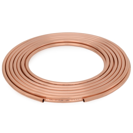 1/2" OD x 50ft ACR Refrigeration Soft Copper Tubing Coil - PexUniverse